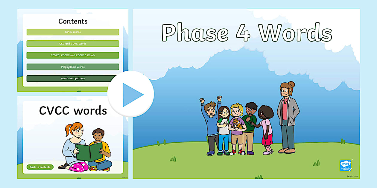 Phase 4 Adjacent Consonants Quick Read PowerPoint - Twinkl