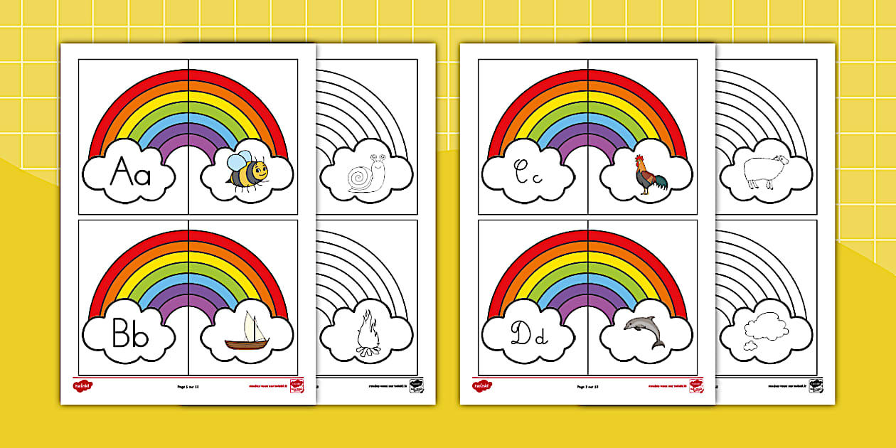 Jeu de paires lettres de l'alphabet et sons de début de mots