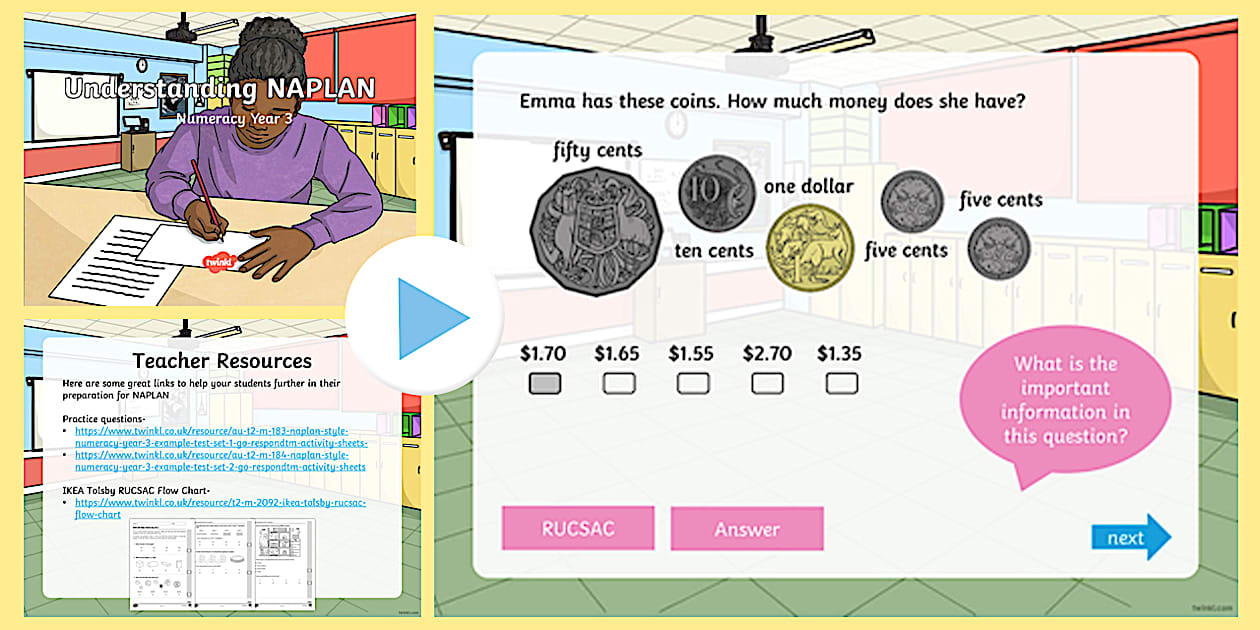 Understanding NAPLAN Numeracy Year 3 PowerPoint - Twinkl