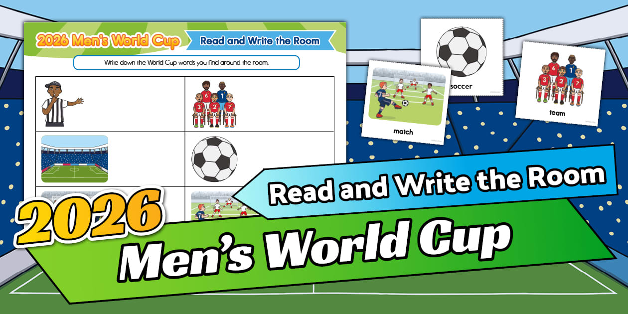 World Cup 2026 Activity Sheet