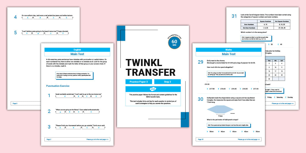 Transfer Test Step 2 Practice Paper 3 (teacher made)