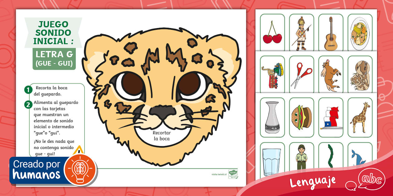 juego sonido | gue - gui | GUE | GUI | conciencia fonológica