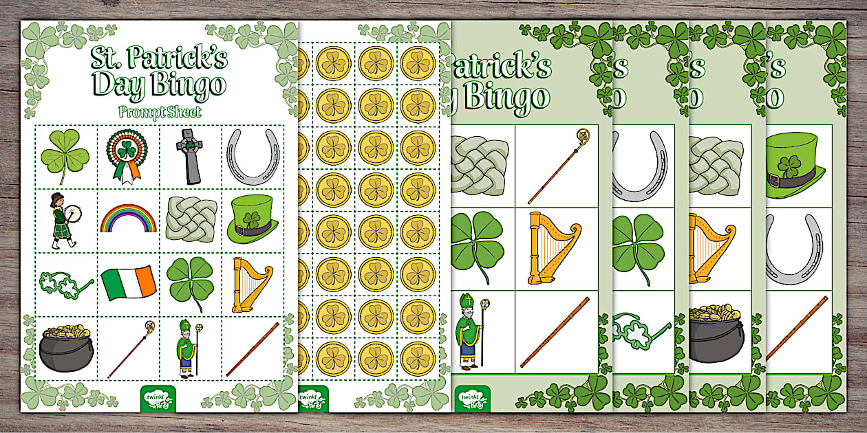 St. Patrick's Day Bingo Printable | Twinkl Party