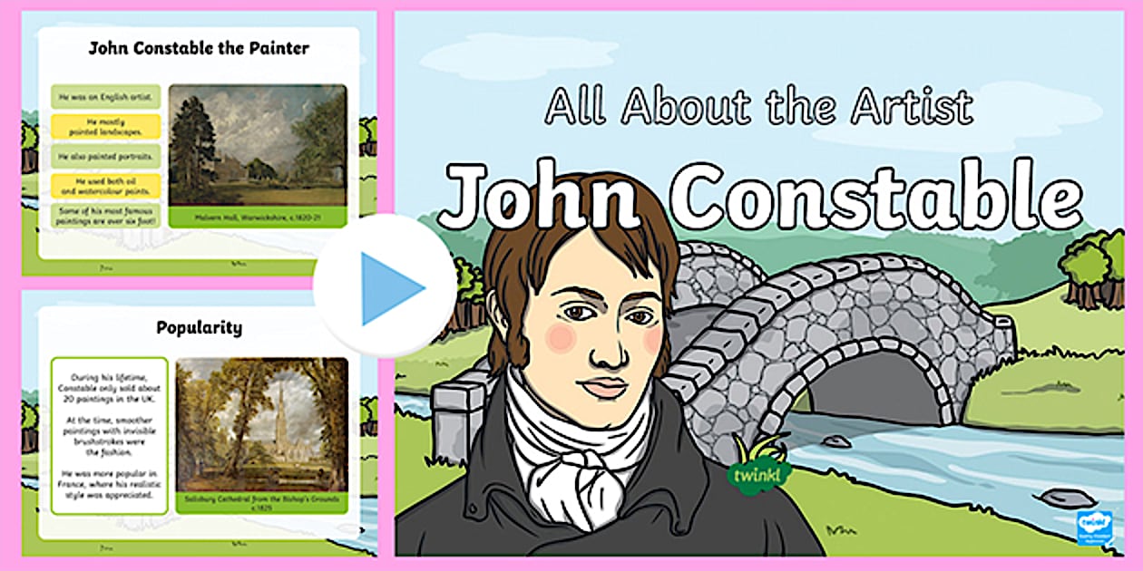 KS1 All About the Artist John Constable PowerPoint - Twinkl