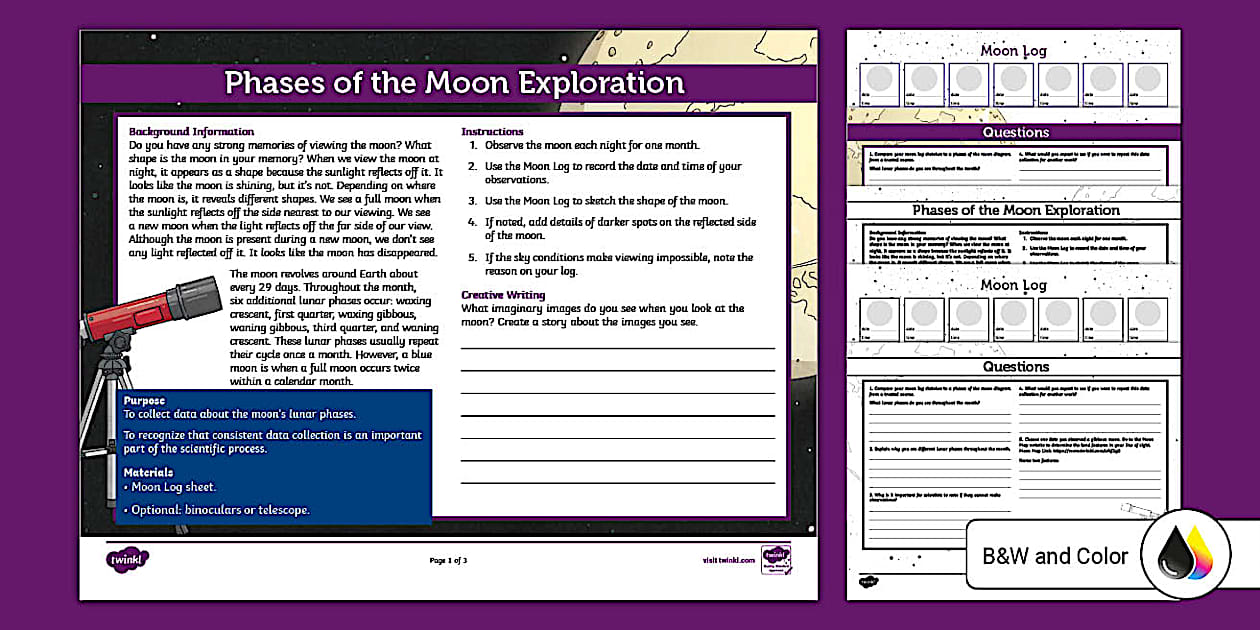 Sun Moon and Earth System | Science Resource | Twinkl USA