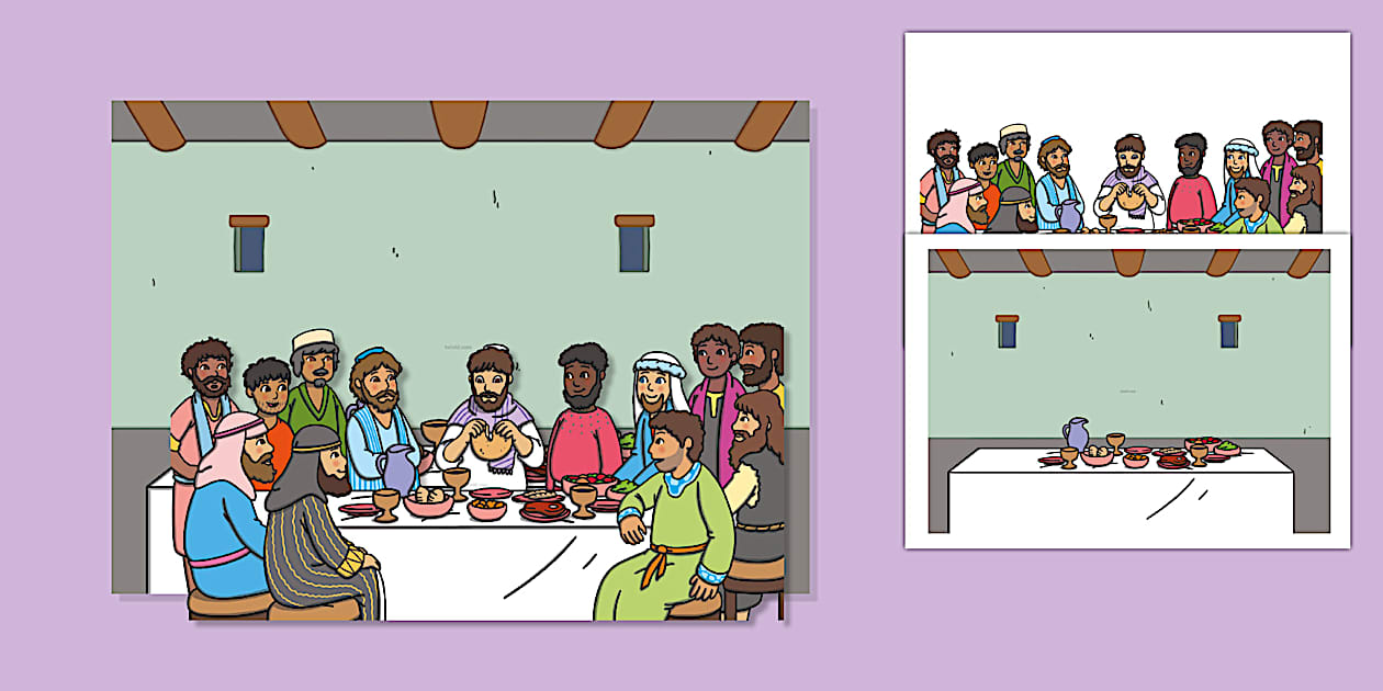 Dibujo del Jueves Santo para niños | Twinkl (teacher made)