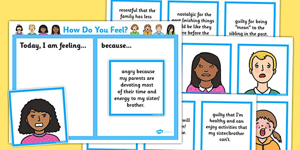 Black and White How Do You Feel? Caring for Siblings of Seriously Ill ...