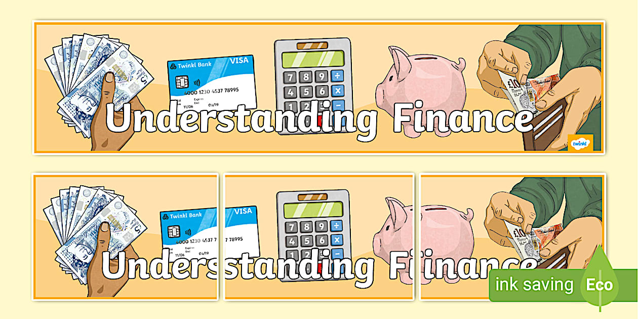 Understanding Finance Display Banner, Finance, Financial