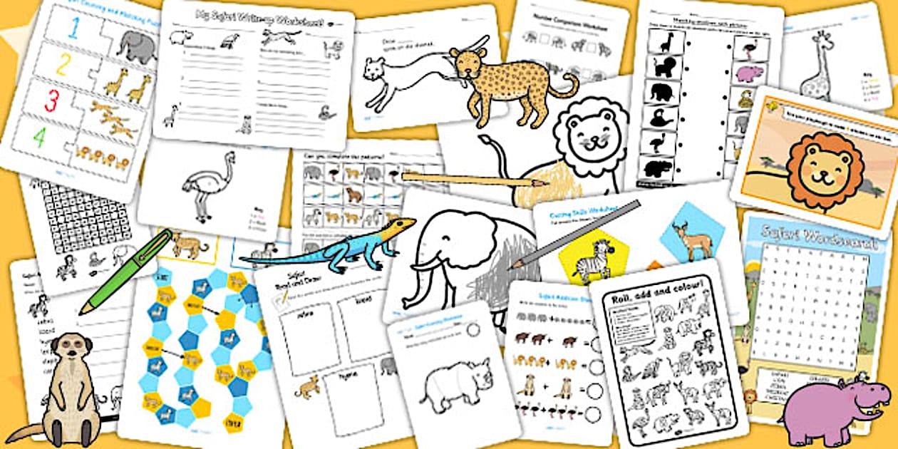 Safari Activity Pack