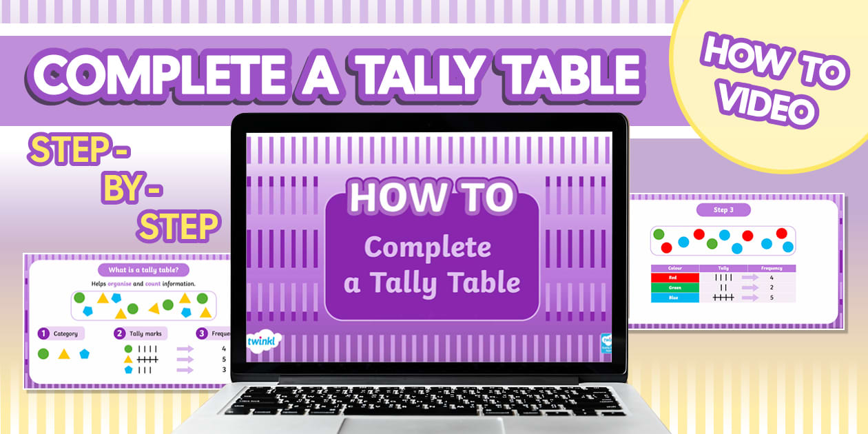 Intermediate Phase Maths How to Complete a Tally Table