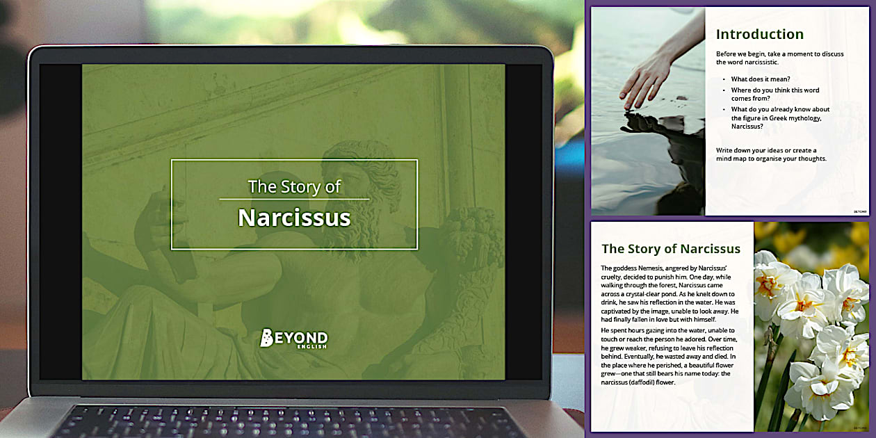 The Story of Narcissus - Reading Comprehension Presentation