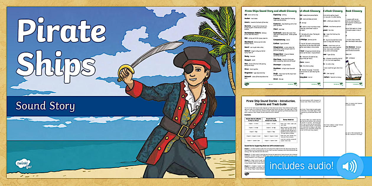 Pirate Ships Story with Sound Effects (teacher made)