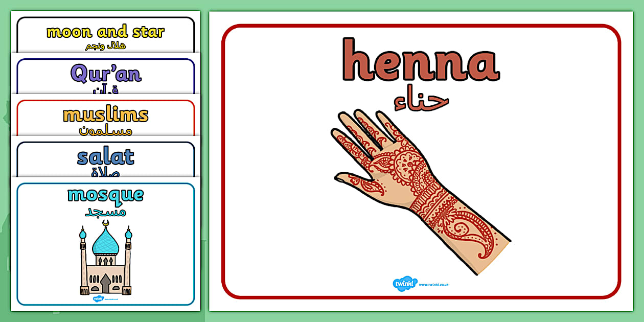 Eid Group Signs Arabic Translation (Hecho por educadores)