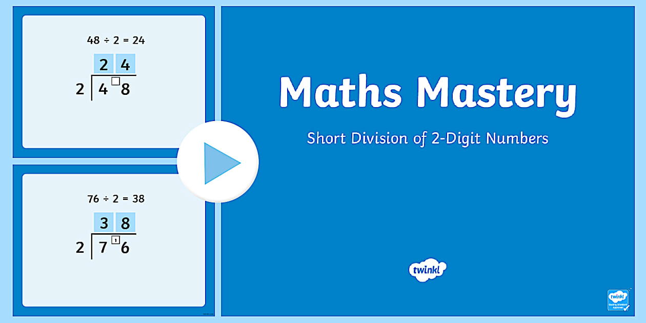 Division PowerPoint Year 3 | Division of Two-Digit Numbers