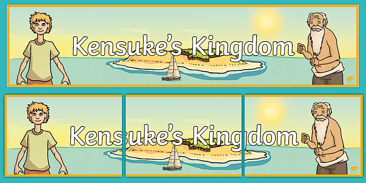 Kensuke's Kingdom Display Banner - Twinkl