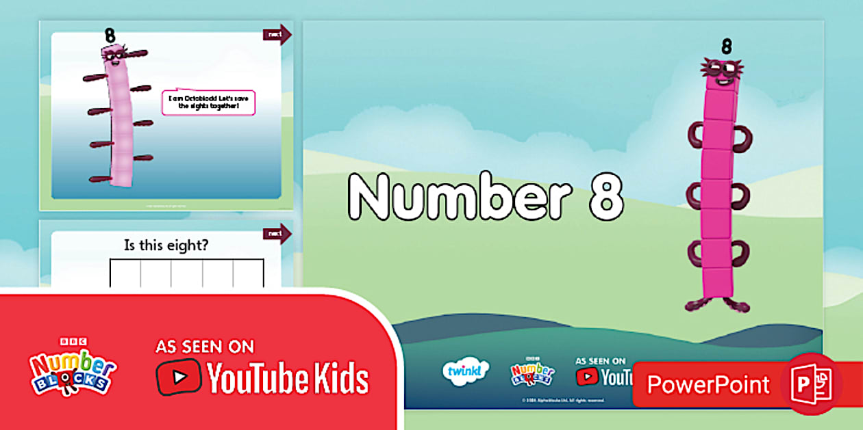 FREE! - Numberblocks: Number 8 PowerPoint - Twinkl