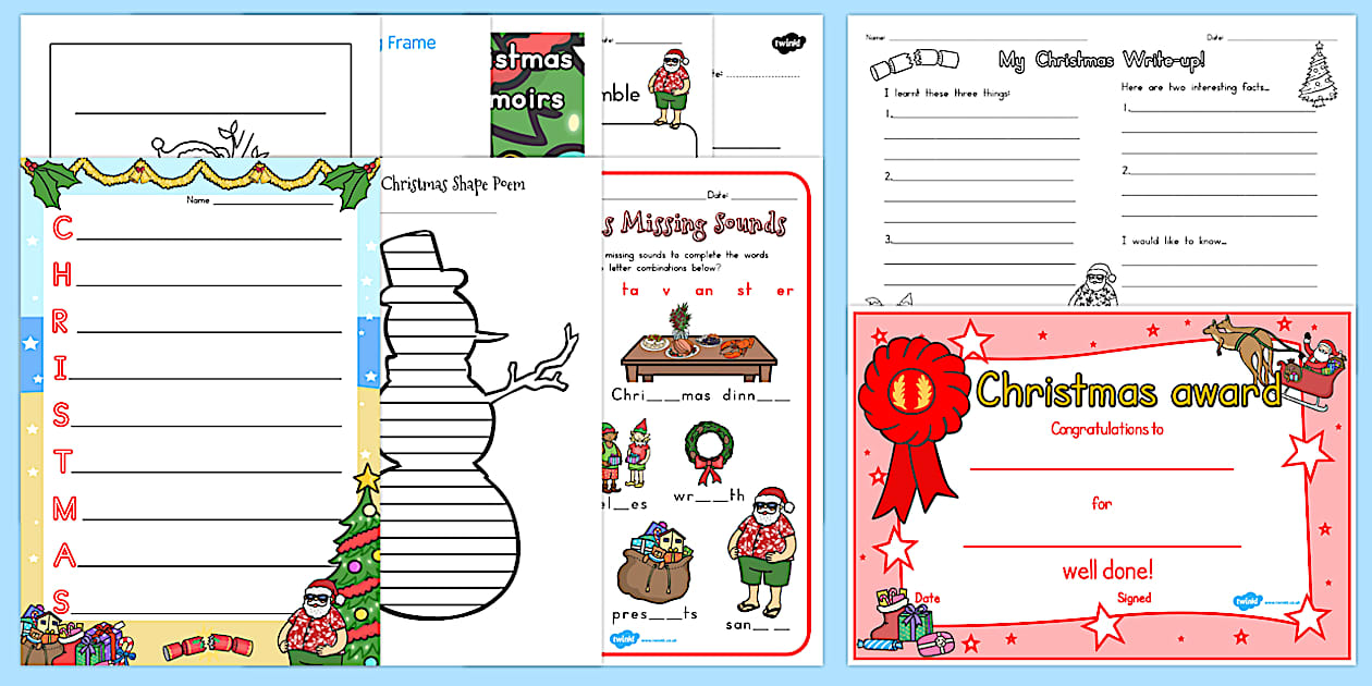 Christmas Writing Pack (teacher made) - Twinkl