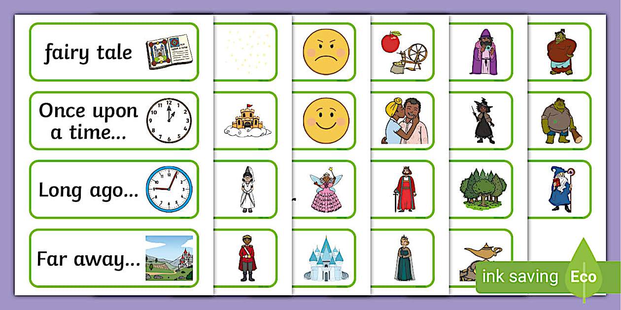 Fairy Tale Word Cards (teacher made) - Twinkl