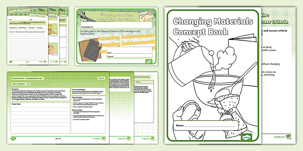 STEM IU Yr 2 Changing Materials Wk 9-10 (teacher made)