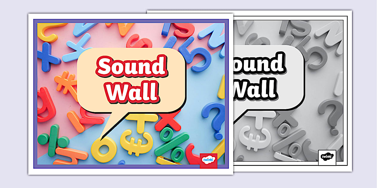 Sound Wall Photo Display Poster (teacher made) - Twinkl