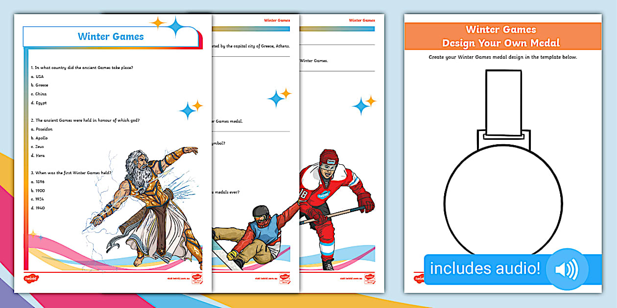 Crash Course Games Winter Olympics (Hecho por educadores)