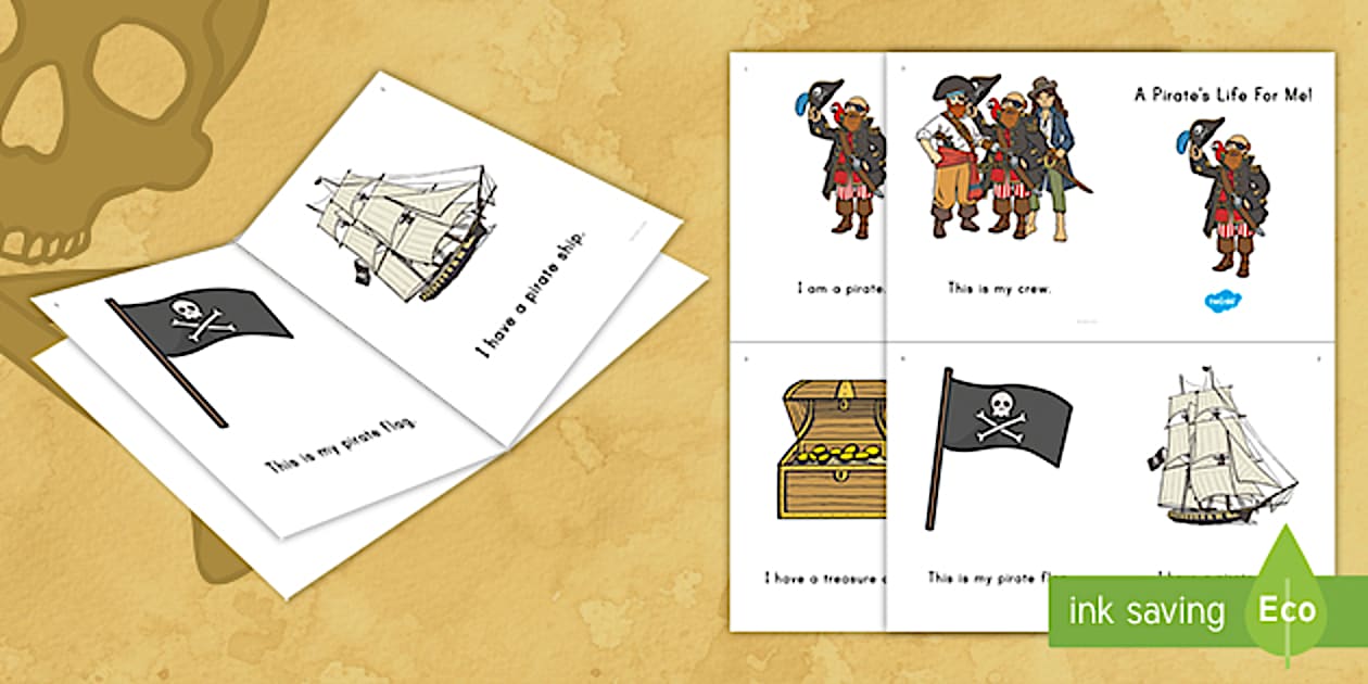 Pirates Early Emergent Reader (teacher made) - Twinkl