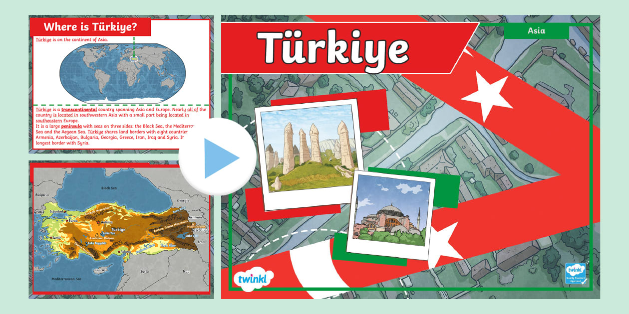KS2 Türkiye PowerPoint (l'enseignant a fait) - Twinkl