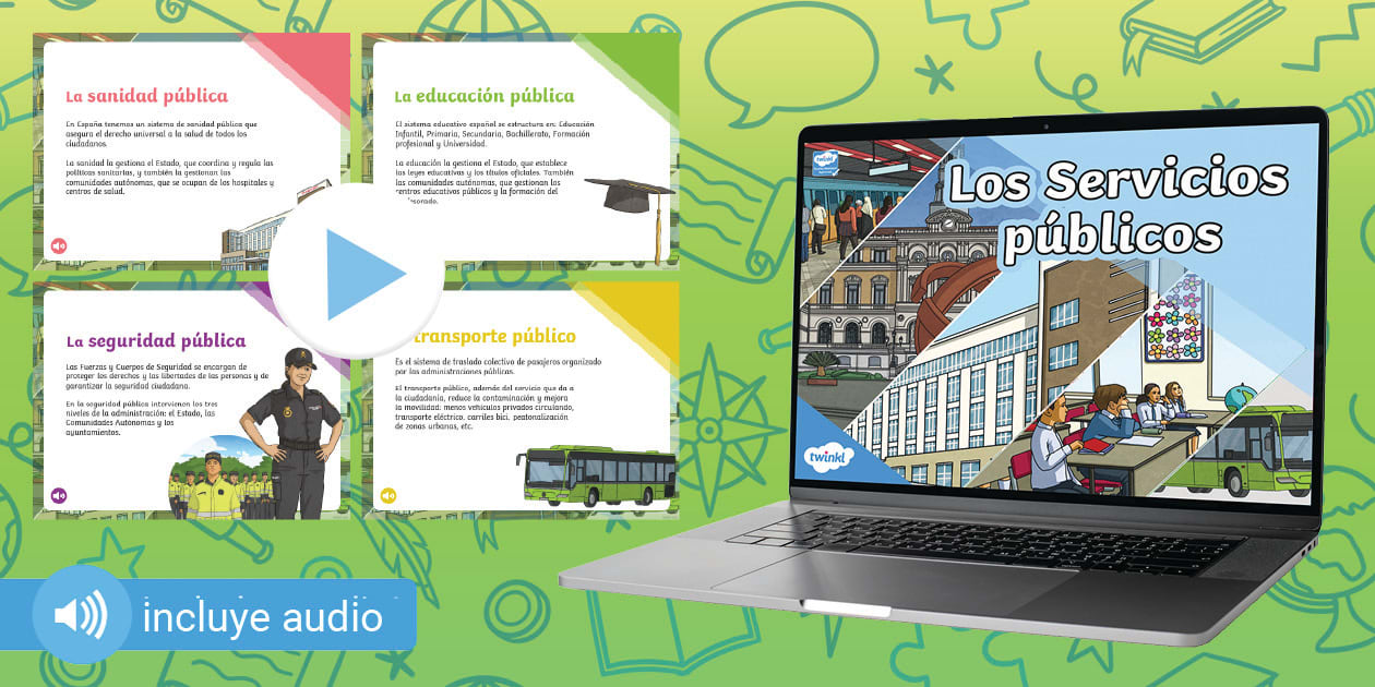 Presentación: Los servicios públicos (teacher made)