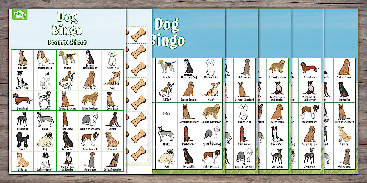 Dog Bingo Game Printable | Twinkl Party (Teacher-Made)