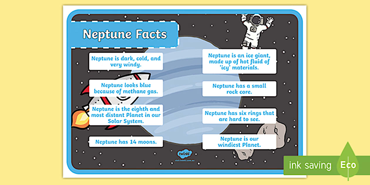 Neptune Facts Display Poster (teacher made) - Twinkl