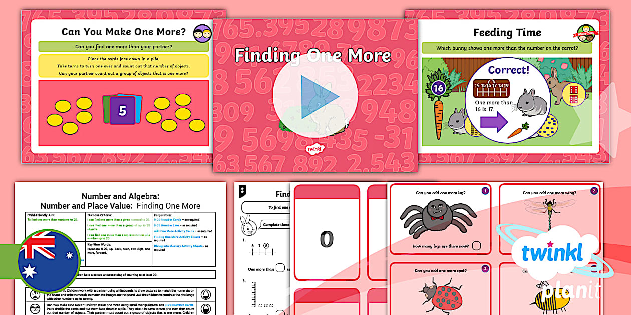 Foundation Number: One More and One Less L1 (teacher made)