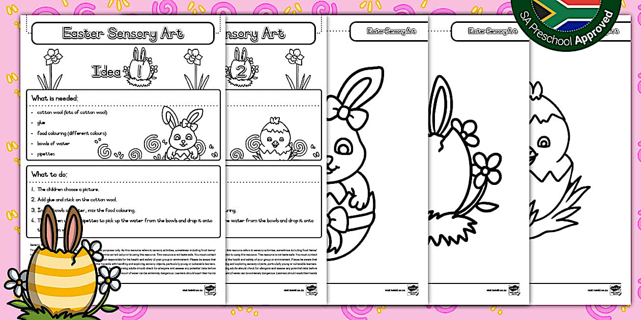 Preschool: Easter - Sensory Art - Twinkl