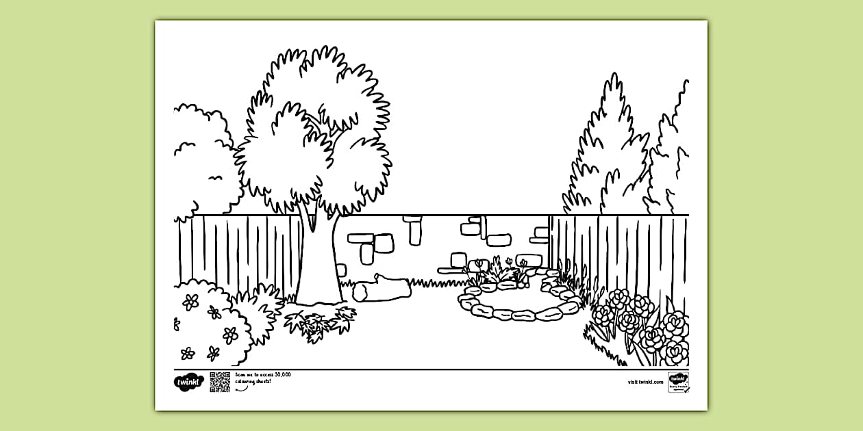 Printable Gardening Colouring Pages (teacher made) - Twinkl