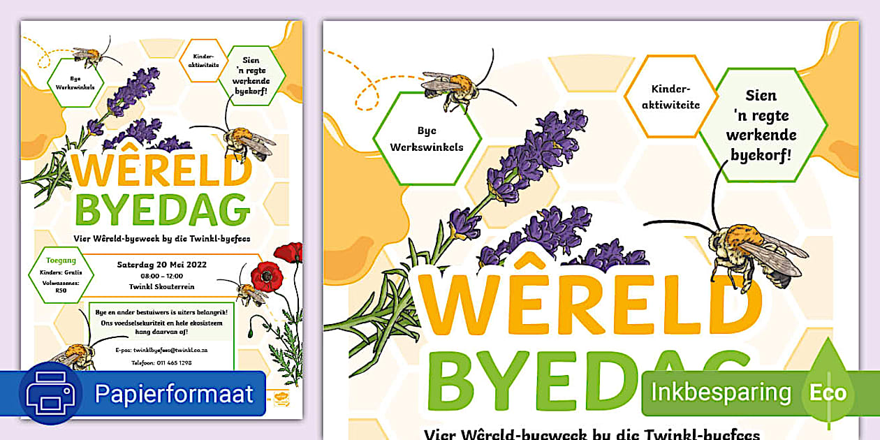 Advertensie oor Byedag (teacher made) - Twinkl