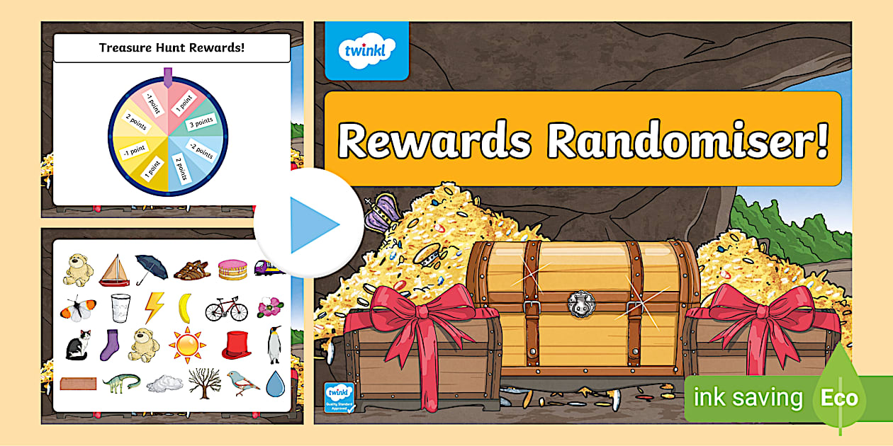 Rewards Randomiser for Game Points (teacher made) - Twinkl