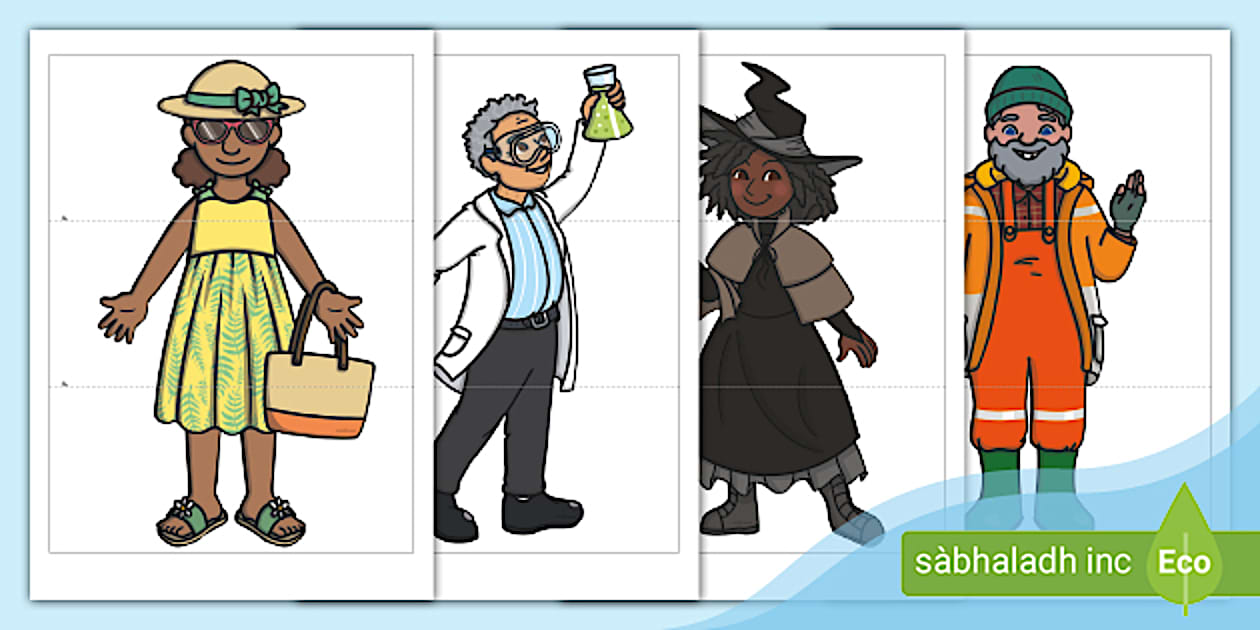 Mìrean-measgaichte le Buadhairean - FtMG - Twinkl