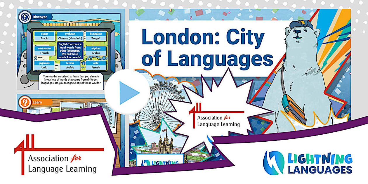 👉 London: City of Languages | Multilingual PowerPoint