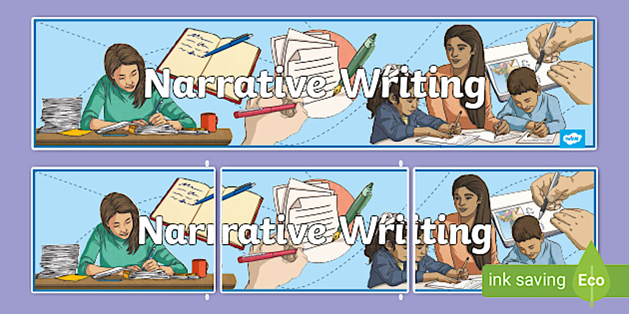 👉 Narrative Writing Display Banner | Twink Learning Resources