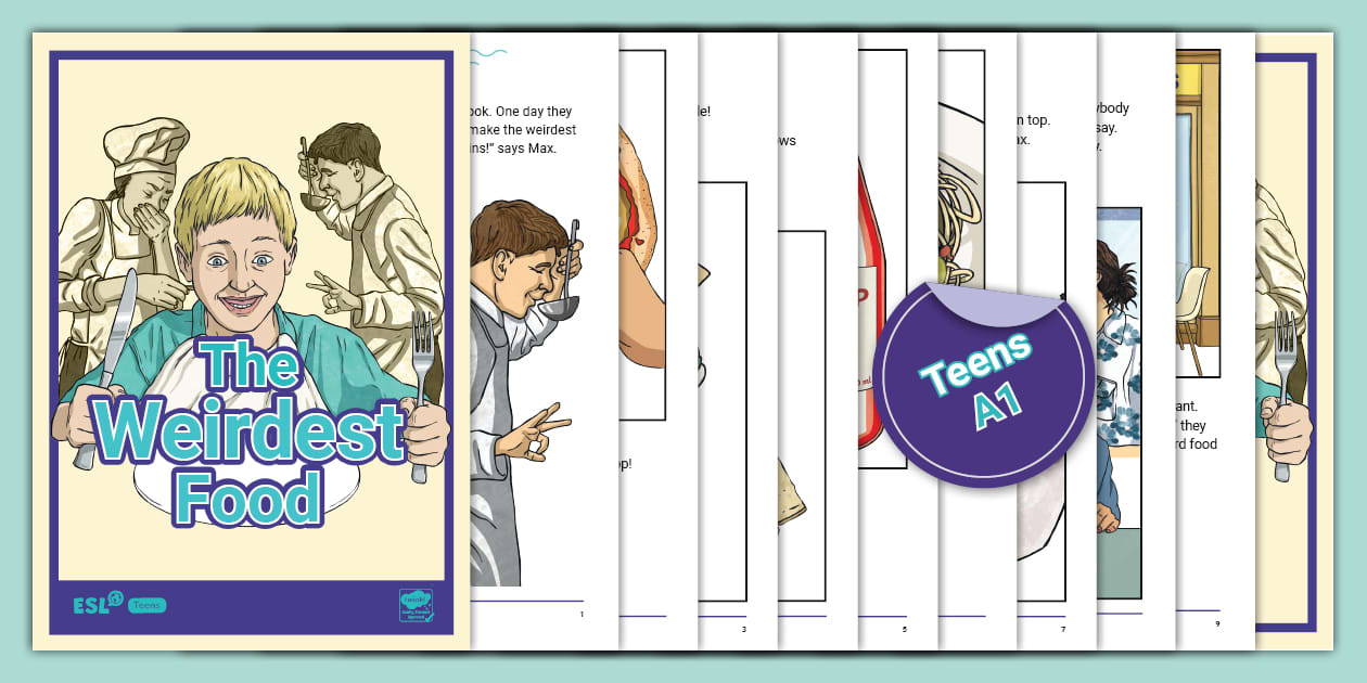ESL Storybook: The Weirdest Food [Teens, A1] - Twinkl