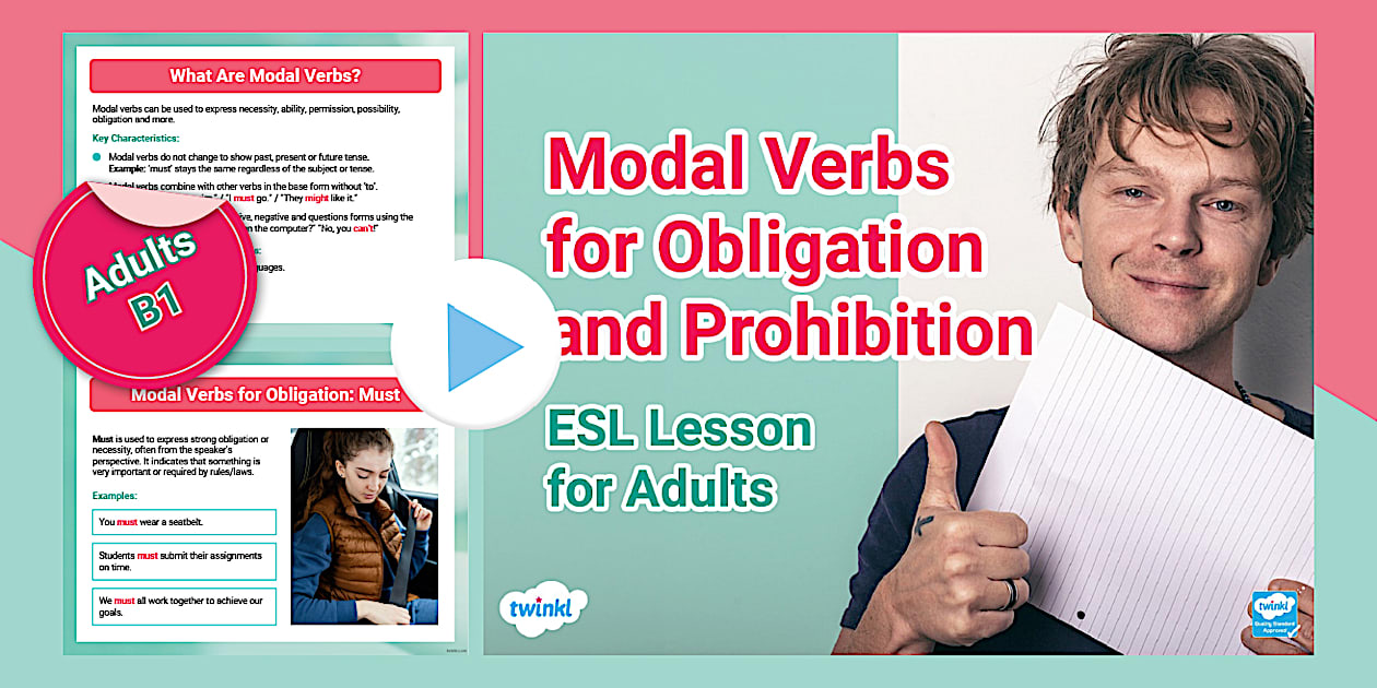 ESL Modal Verbs for Obligation and Prohibition [Adults, B1]