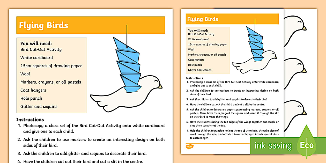 Flying Birds Activity