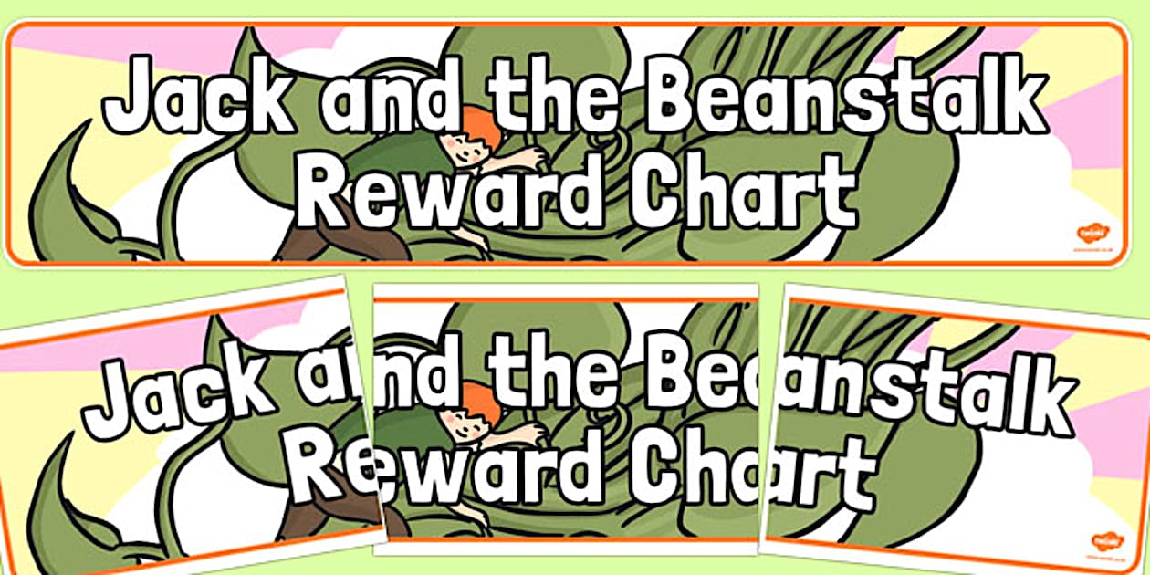 Jack and the Beanstalk Reward Display Banner - display banner