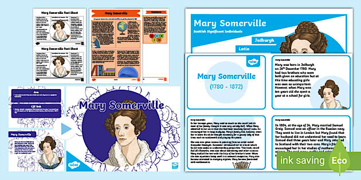 Mary Somerville Resource Pack | Primary Resources | Twinkl