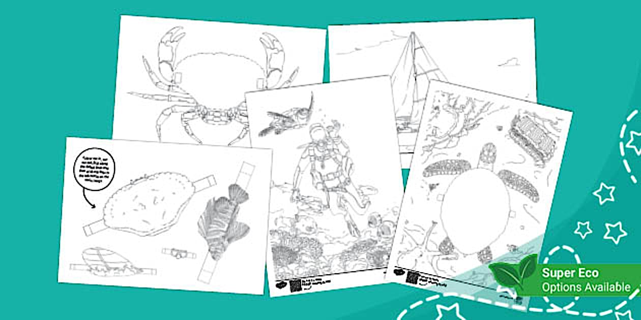 3D Colouring Pages | Parents Resource Ages 5-11