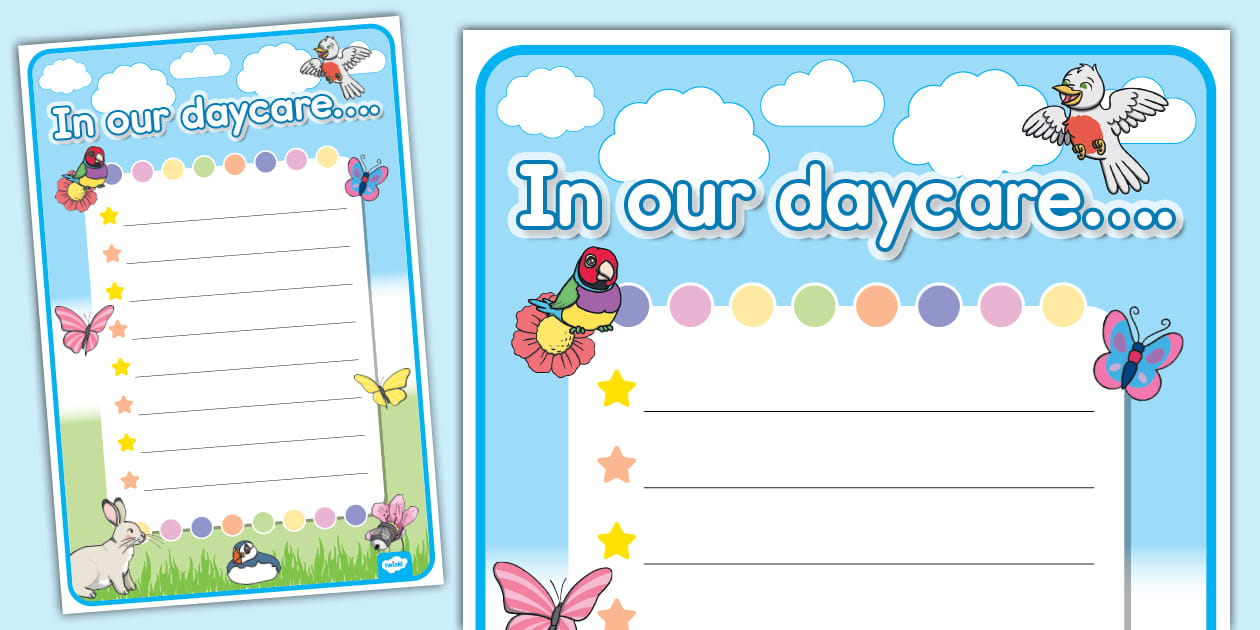 Daycare Rules Display Poster (teacher made) - Twinkl