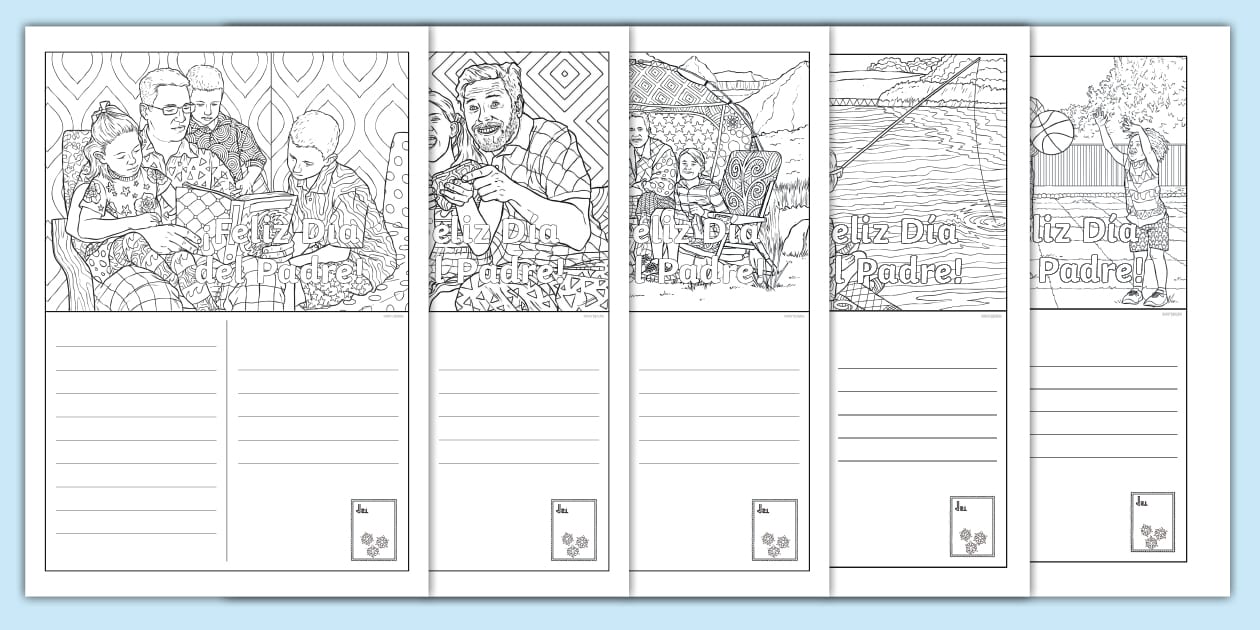 Ficha de actividad: Postal Día del Padre