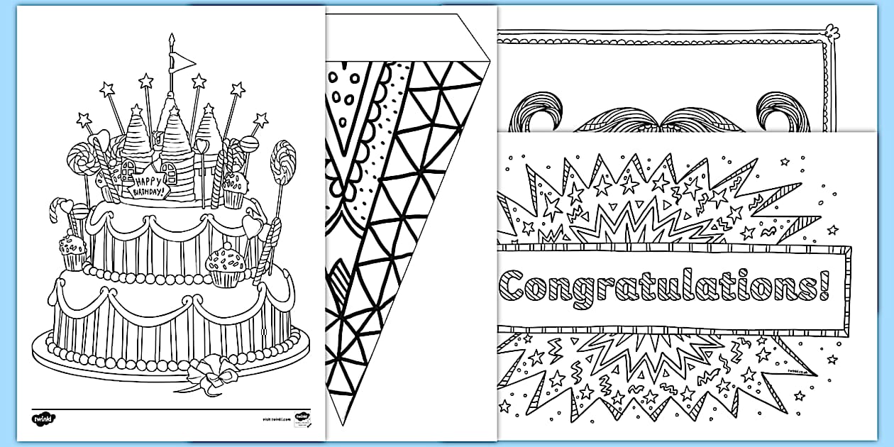 Mindfulness Colouring Pack for Parents: Special Days and Celebrations