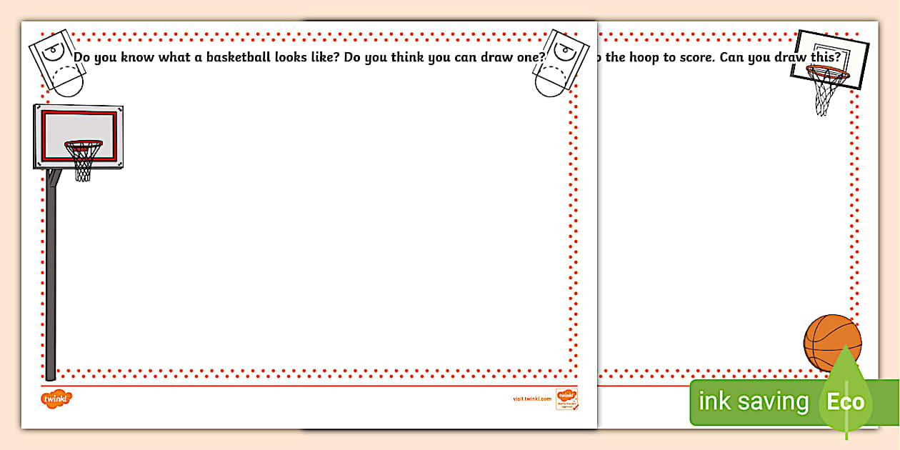 Basketball Drawing Prompts | Twinkl Drawing Prompts - Twinkl