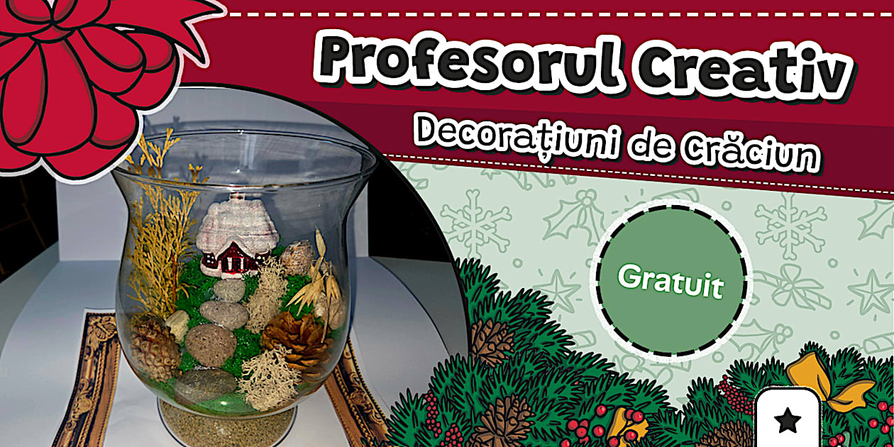 Magia Crăciunul într-un borcan – Decorațiune de Crăciun