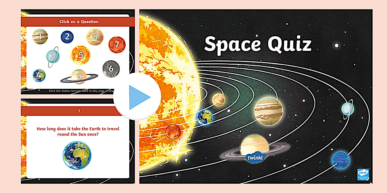 Space Quiz Plenary PowerPoint (teacher made) - Twinkl